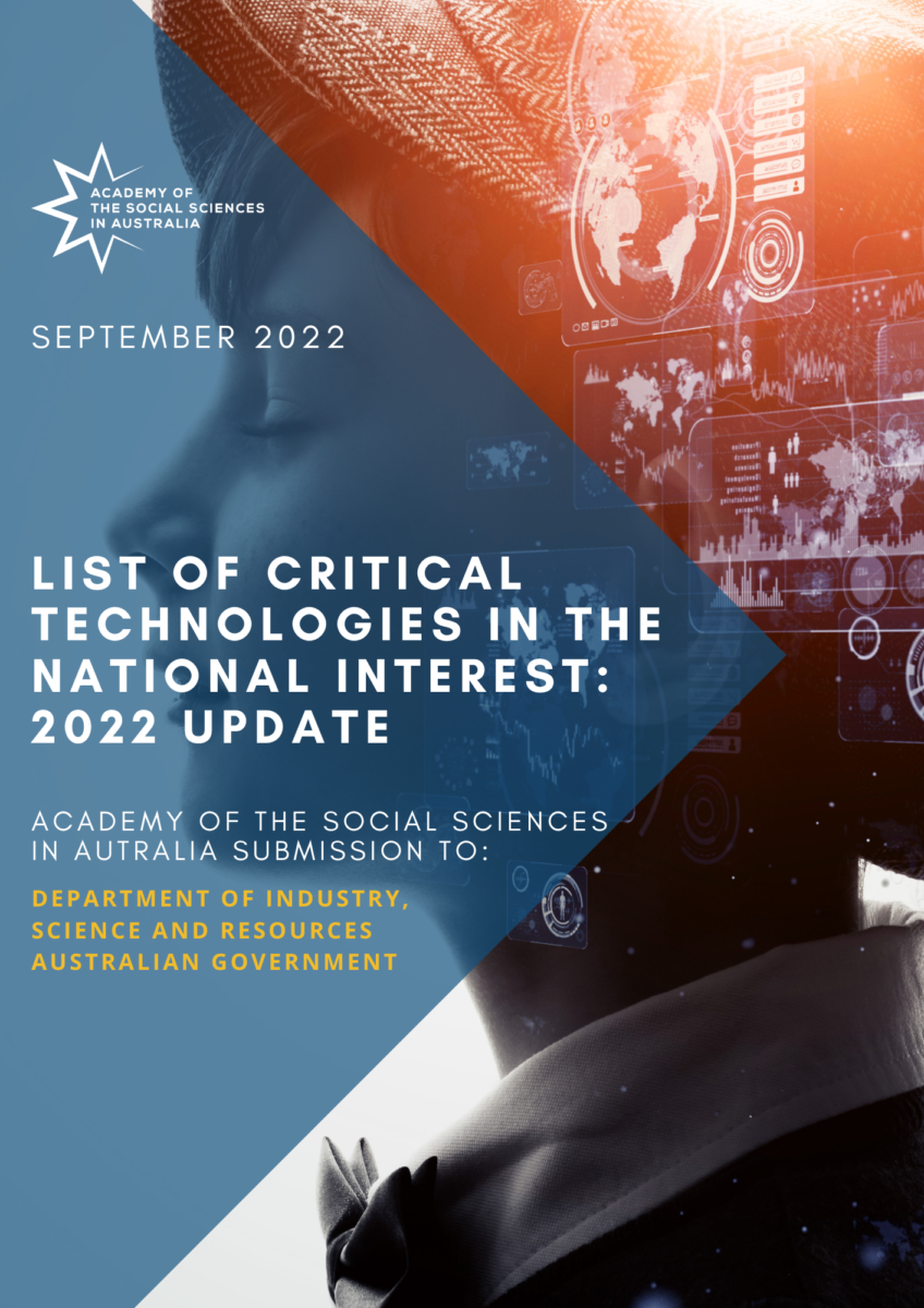 Submission: List of Critical Technologies in the National Interest ...